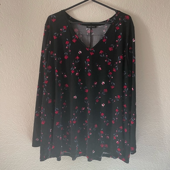 Lane Bryant | Tops | Lane Bryant Womens Plus Size Top Size 2224 Floral ...